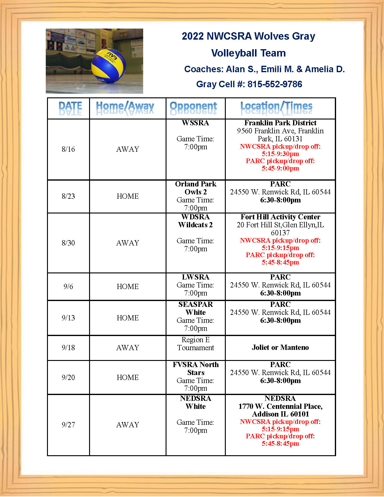 Athletics – Northern Will County Special Recreation Association