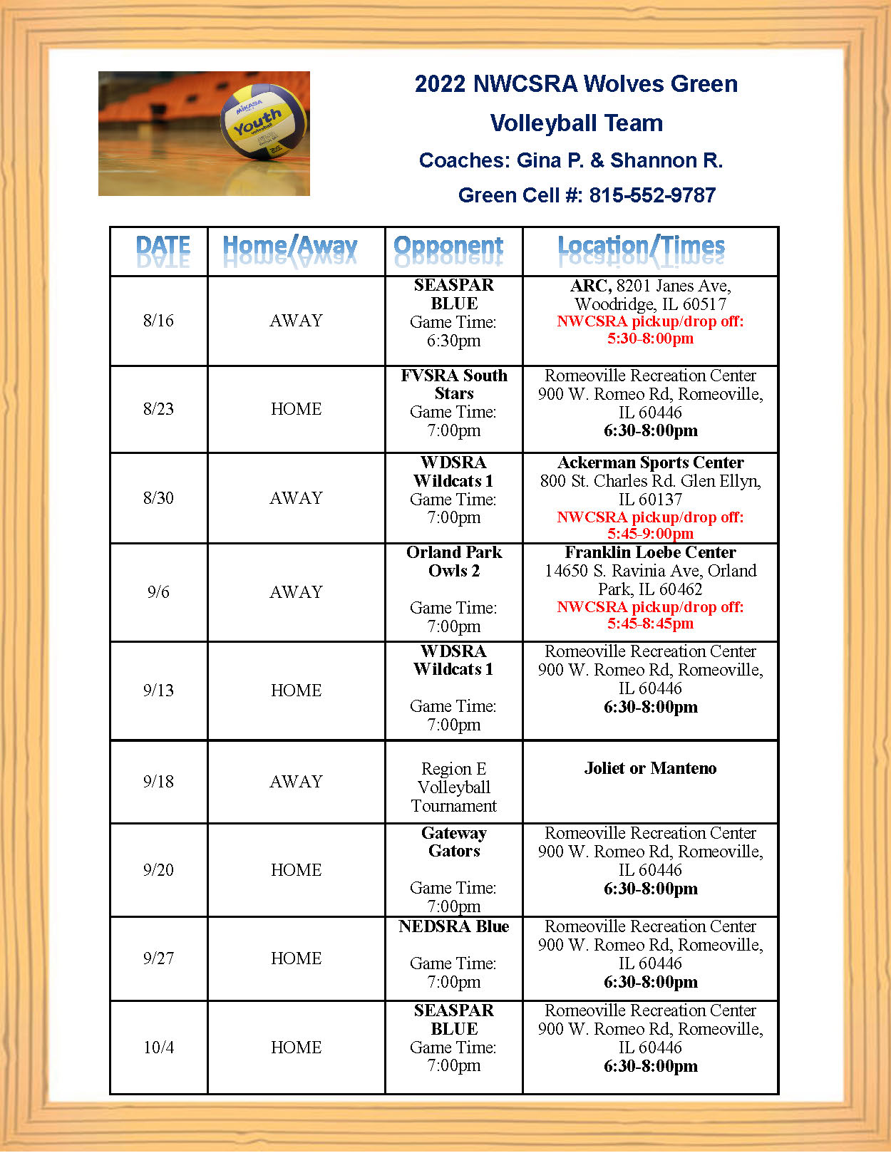 Athletics – Northern Will County Special Recreation Association